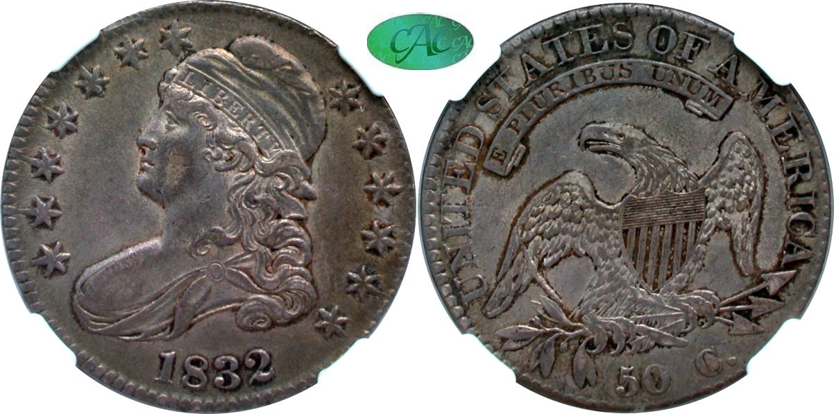 Flowing Hair, Draped and Capped Bust Half Dollar Price List - Gerry ...