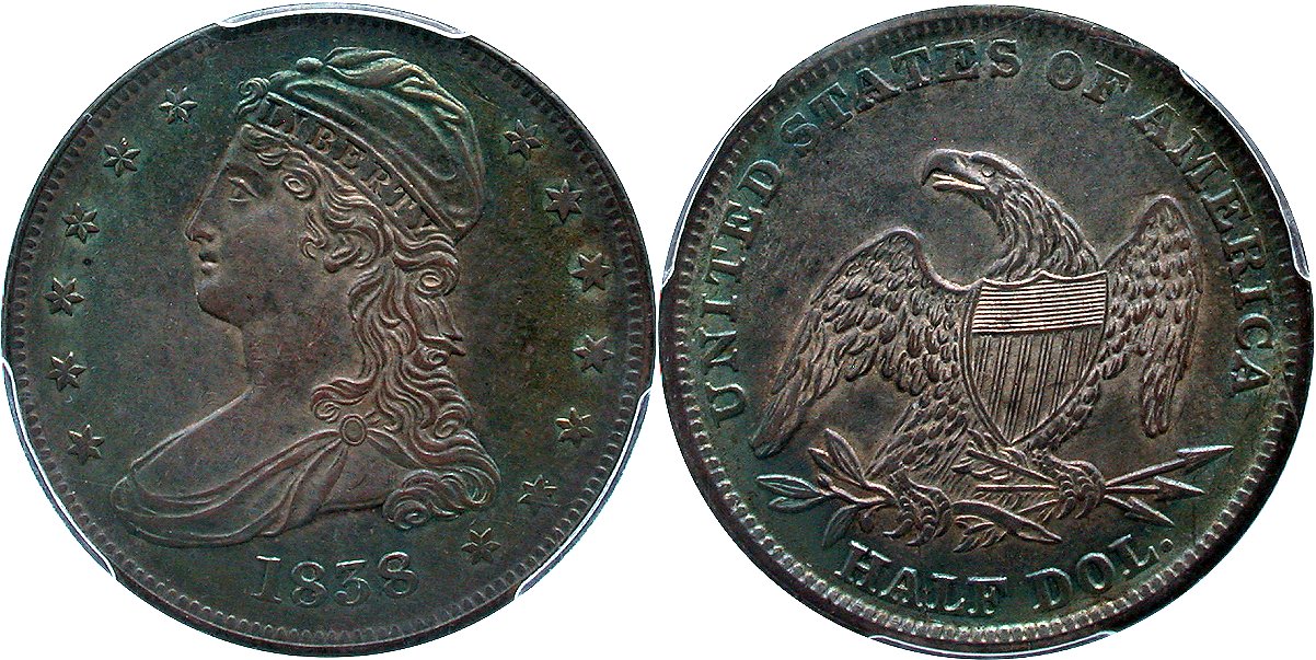 Flowing Hair, Draped and Capped Bust Half Dollar Price List - Gerry ...